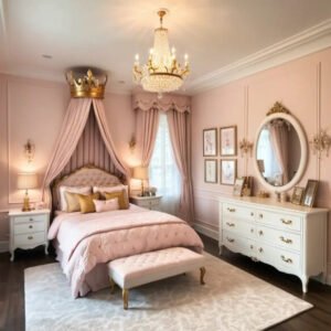 28 Magical Princess-Themed Bedroom Ideas to Transform Your Space4